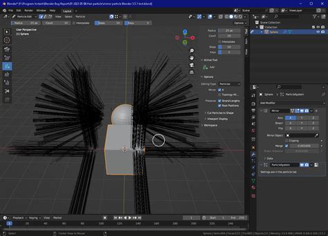107677 regression hair particle edit on model with mirror modifier