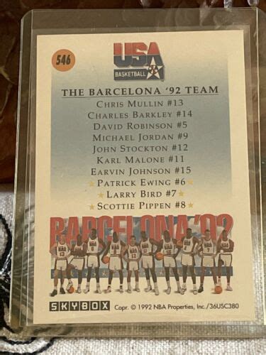 Mavin 🔥1992 Skybox Michael Jordan Dream Team Olympic Barcelona ‘92