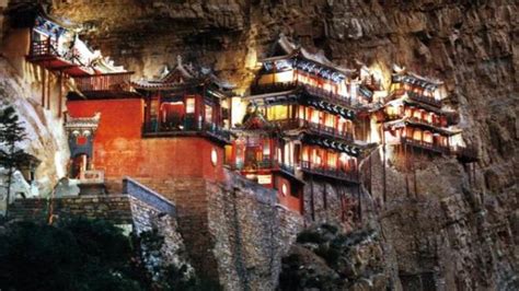懸掛在懸崖峭壁上的寺廟 為何屹立千年不倒 懸空寺 懸掛 屹立不倒 鬼斧神工 古代人們智慧 懸崖峭壁 玄空閣