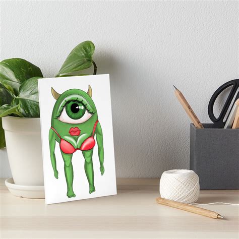 Mike Wazowski Sexy Art Board Print By Mld727 Redbubble