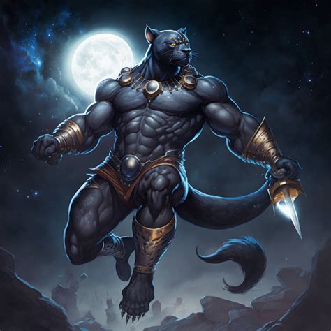 Anthro Black Pantern Space Hero 2 By Utauradon On Deviantart