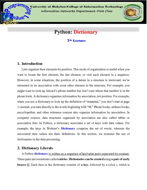 Solution Python Dictionary Studypool