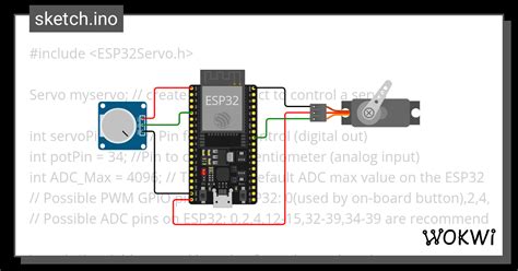 Esp Pot Servo Wokwi Esp Stm Arduino Simulator