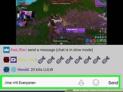 How To Make Twitch Commands On Android Steps With Pictures