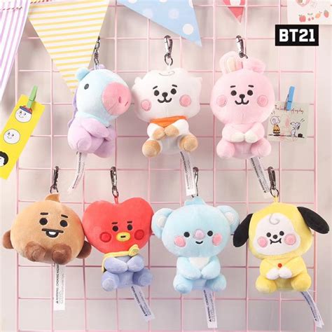 KPOP BT S Baby Doll TATA COOKY CHIMMY KOYA SHOOKY MANG RJ Chaveiro De