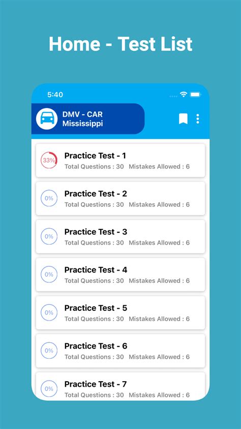 Ms Dmv Permit Test Para Iphone Download