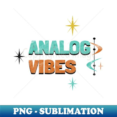 Analog Vibes Retro Futuristic Aesthetic Sublimation Digita Inspire