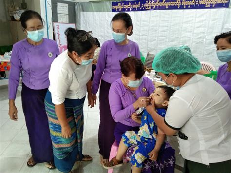 ကမာရွတ်မြို့နယ်၌ ငါးနှစ်အောက် ကလေးငယ်များကို ဗီတာမင်အေနှင့် သန်ခ