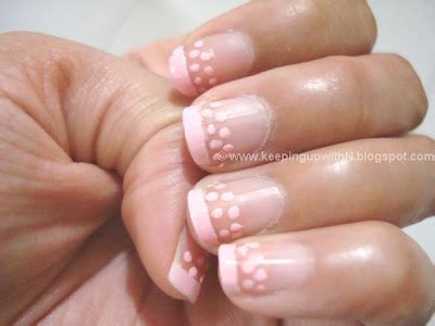 Diy Bare Nails And Polka Dots Keeping Up With Neelofer