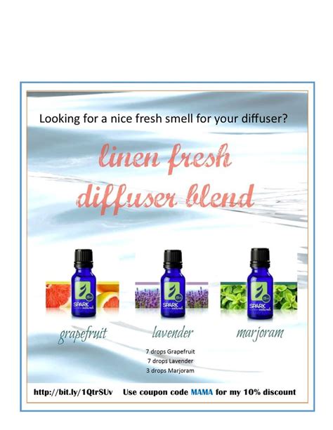 Fresh Clean Diffuser Blend With 3 Essential Oils