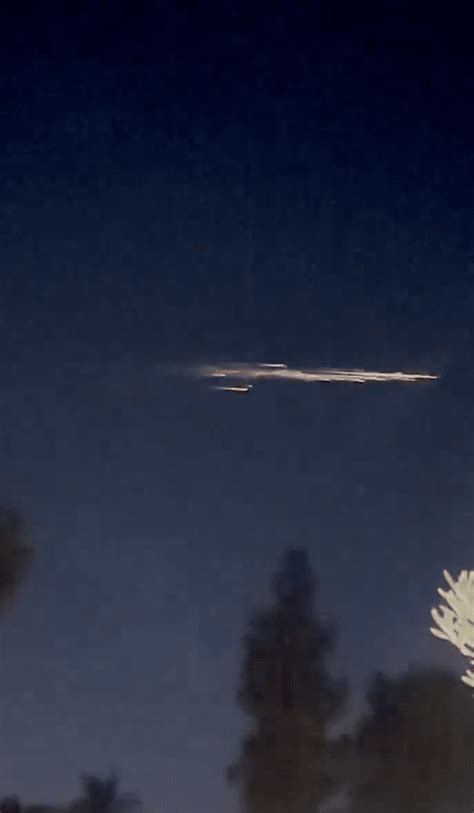 Sky Lit Up By Mystery Space Debris Following Spacex Launch