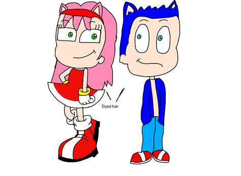 Tommy And Kimi As Sonic And Amy By Angelgamer456 On Deviantart