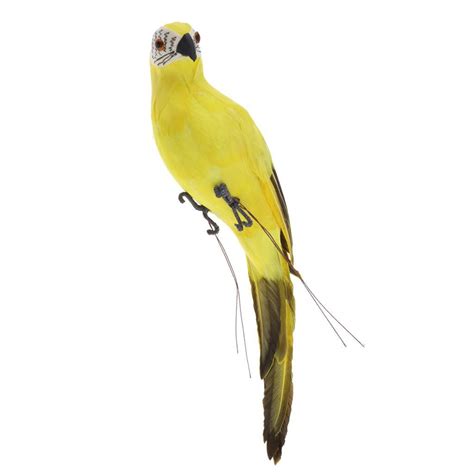 Large Fake Artificial Parrot Feathered Realistic Garden Home Decor