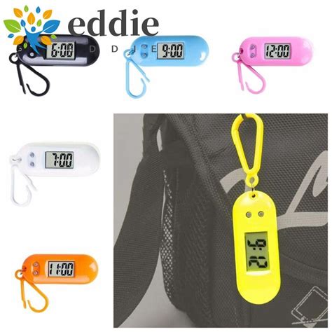 26edie Reloj Electrónico Digital Llavero Ovalado De Bolsillo De