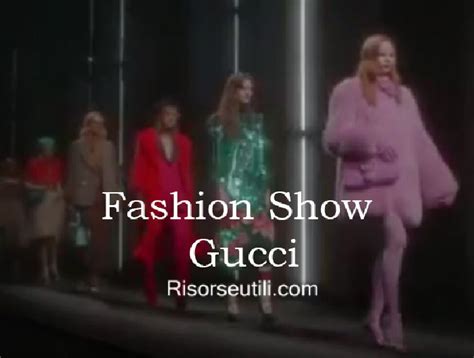 Fashion Show Gucci Fall Winter 2016 2017 Womenswear