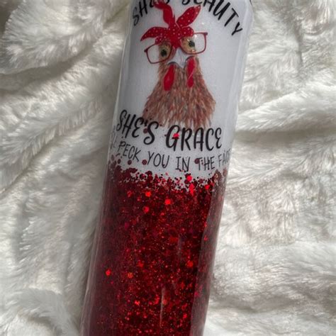 Shes Beauty Shes Grace Shell Peck You In The Face Custom Etsy