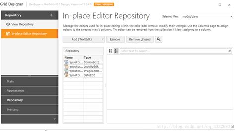 用devexpress把gridview的一列设置成combobox属性后，如何把其中一行改成dateedit属性devexpress