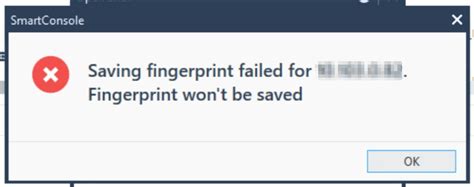 Solved Smart Console Open Shell Saving Fingerprint Fail Check Point Checkmates