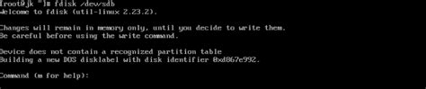 create a disk partition in linux centos 7