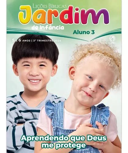 Revista Ebd Jardim De Infância Aluno 3º Trimestre 2024 Cpad Mercadolivre