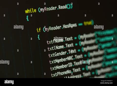 Real C Code Developing Screen Programing Workflow Abstract Algorithm