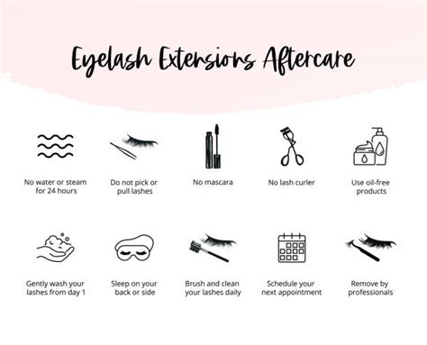 Printable Eyelash Extension Aftercare Form Printable Forms Free Online