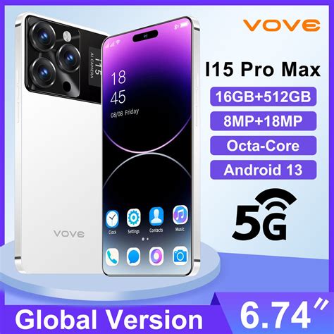 Смартфон I15 Pro Max Оригинальный мобильный телефон HP, низкая цена ...