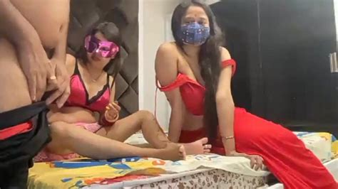 Indian Bhabhi Threesome With Neighbors Indian Sex Porn Videos