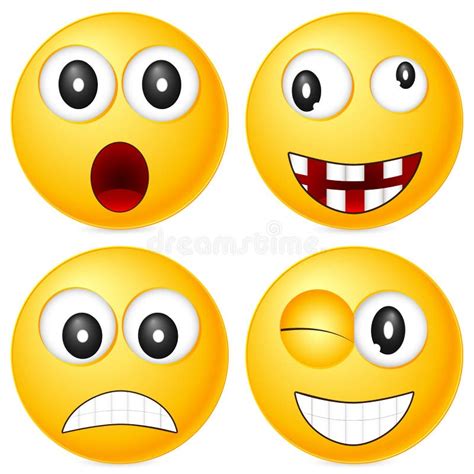 Smileys Emoji En Emoticon Face Vectorset Smiley Emojis Of Emoticons Met