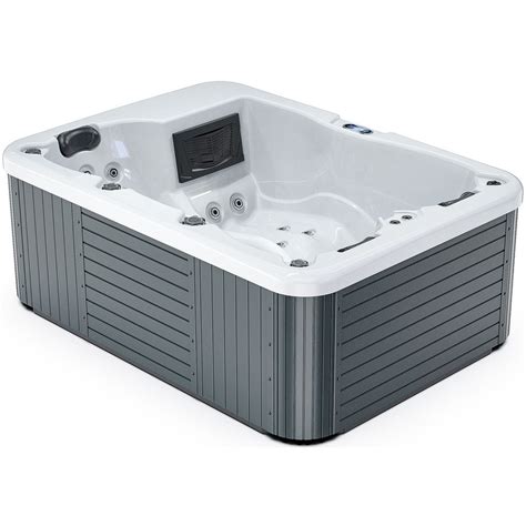 3 Persons Corner Whirlpool Bathtub Massage Outdoor Spa Hot Tub China