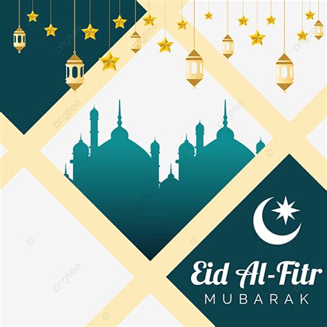 รูปeid Al Fitr ออกแบบเวกเตอร์พร้อมมัสยิดภาพประกอบ Png Png Eid Al Fitr