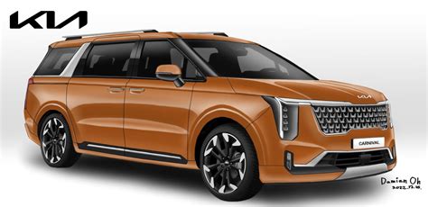 2023 기아 카니발 페이스리프트 예상도 전면 오토스파이넷