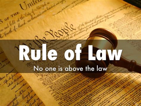 Rule Of Law Rule Of Law In Simple Words Mean That By Sandhya