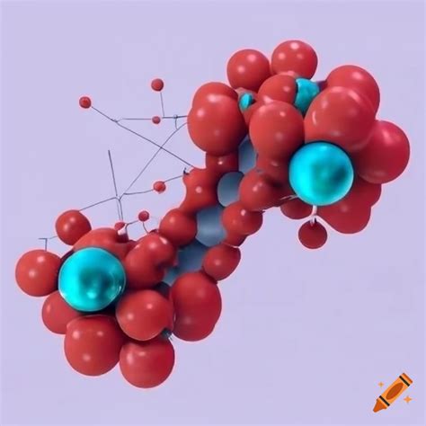 Molecular Modeling Illustration On Craiyon