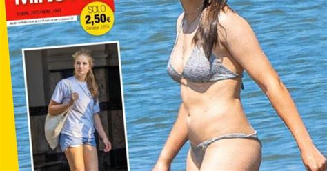 Salen a la luz las fotos de la princesa Leonor en bikini en una playa - El Constituyente