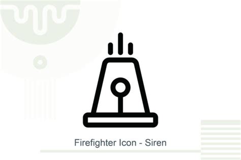 Firefighter Icon Siren Graphic By MelindAgency Creative Fabrica