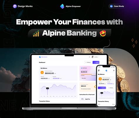 Fintech Banking App Ui Ux Case Study Alpine Empower Behance