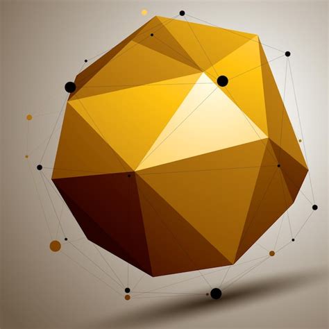 Objeto De Celosía Complicado 3d Abstracto Geométrico Elemento