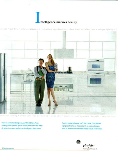Intelligence Marries Beauty Ge Ad Sleek Fashion Visual