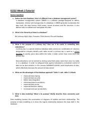 Is Week Tutorial S Docx Is Week Tutorial Review