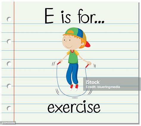 플래시 카드 문자 E 는 오목교 교육에 대한 스톡 벡터 아트 및 기타 이미지 교육 뛰기 벡터 Istock