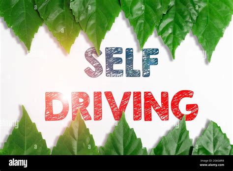 Conceptual Display Self Driving Business Concept Autonomous Vehicle