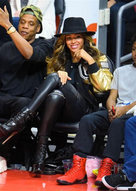 Beyonce Attends Los Angeles Clippers Vs Cleveland Cavaliers Game