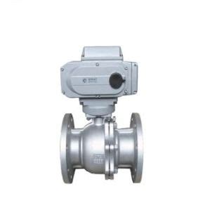 Stainless Steel 2 PC Ball Valve Flange Connection With Regulation