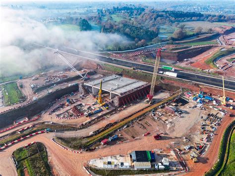 A46 Kenilworth Bypass Reopens Early After Hs2 Achieves Uks Heaviest Bridge Slide Rail