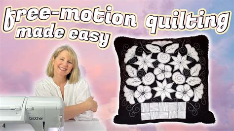 Learn How To Free Motion Quilt And Sketchy Applique At The Same Time