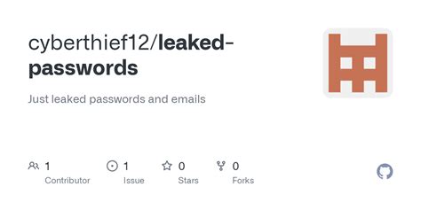 Github Cyberthief12leaked Passwords Just Leaked Passwords And Emails