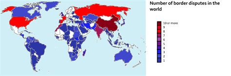 How Many Border Disputes Each Country Has Rmapporn