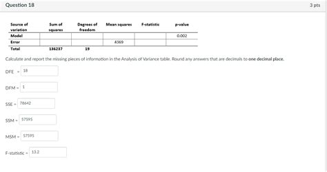 solved question 18 3pts begin{tabular}{l c c c c c} source