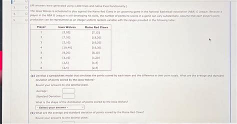 Solved All Answers Were Generated Using 1000 Trials And